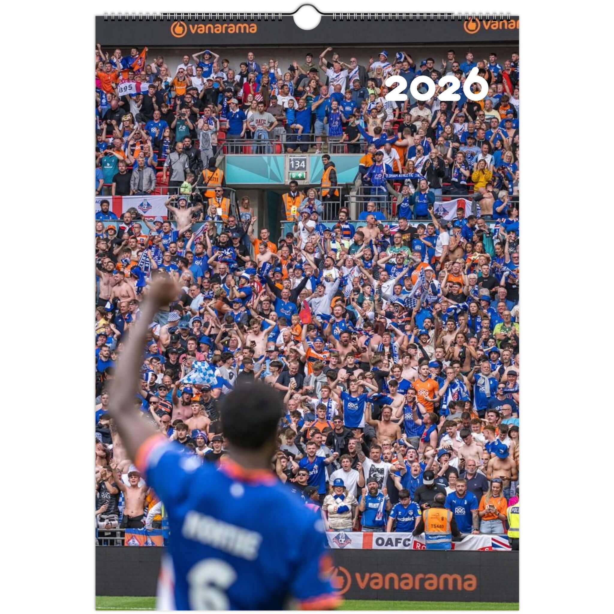 Oldham Athletic Play-Off Winning Wall calendars 2026 – Phill Smith Design